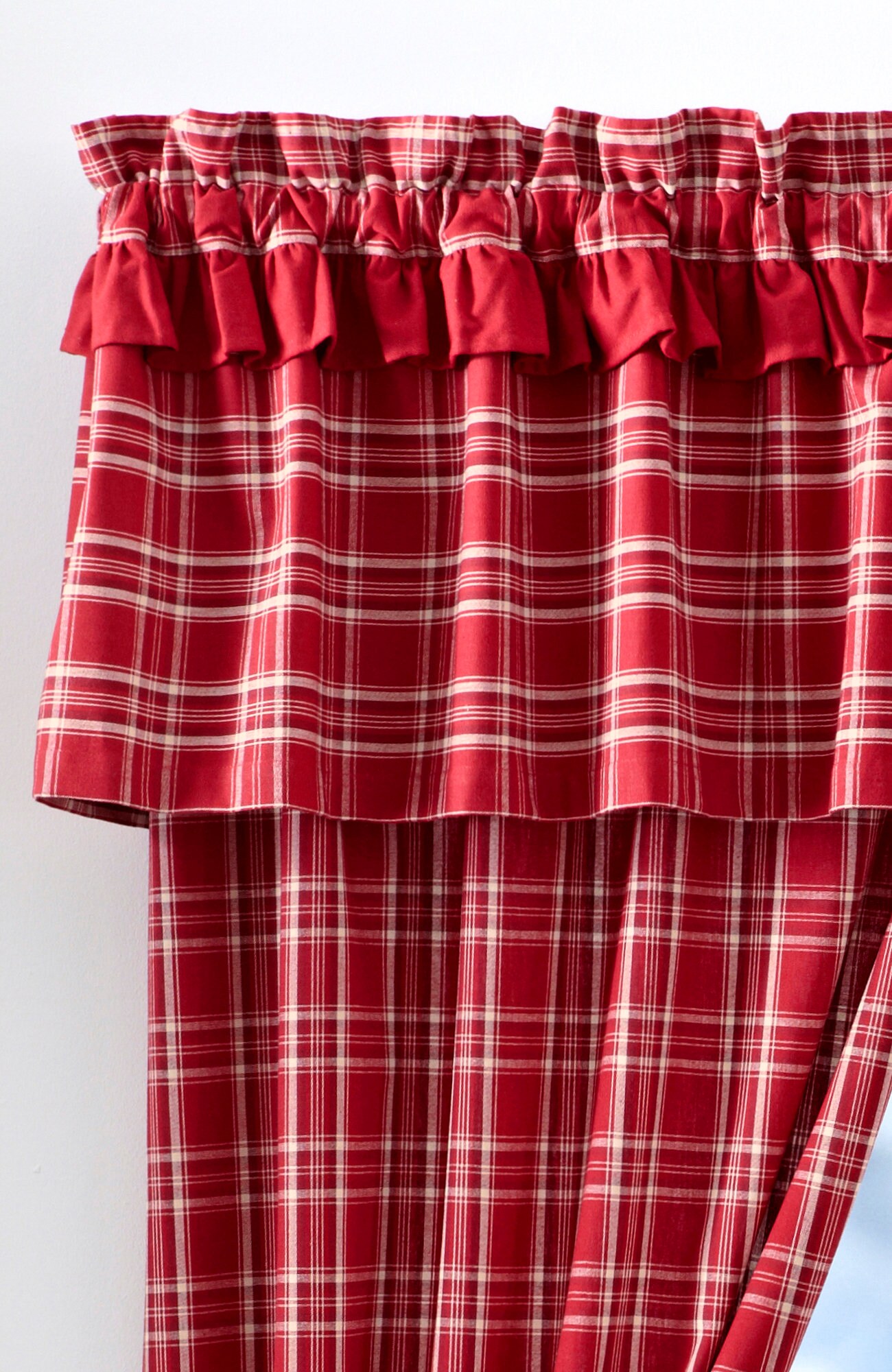 Rutig julgardin X-mas check från Cellbes | Cellbes